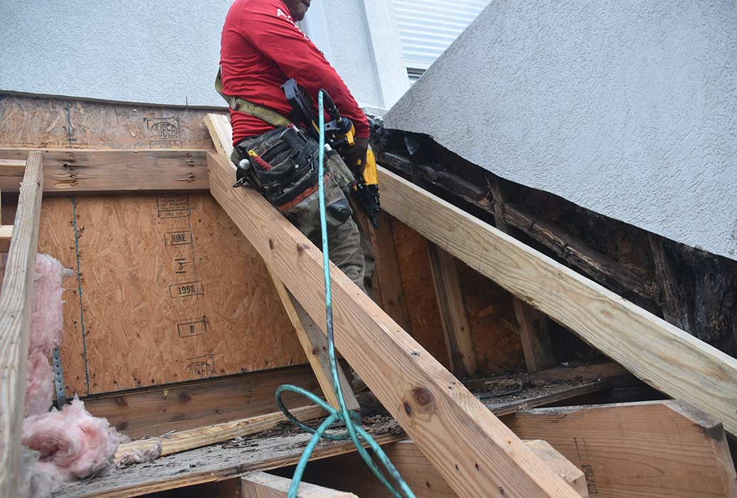 EXTERIOR STRUCTURAL REPAIRS – A.J. Wells Roofing & Construction